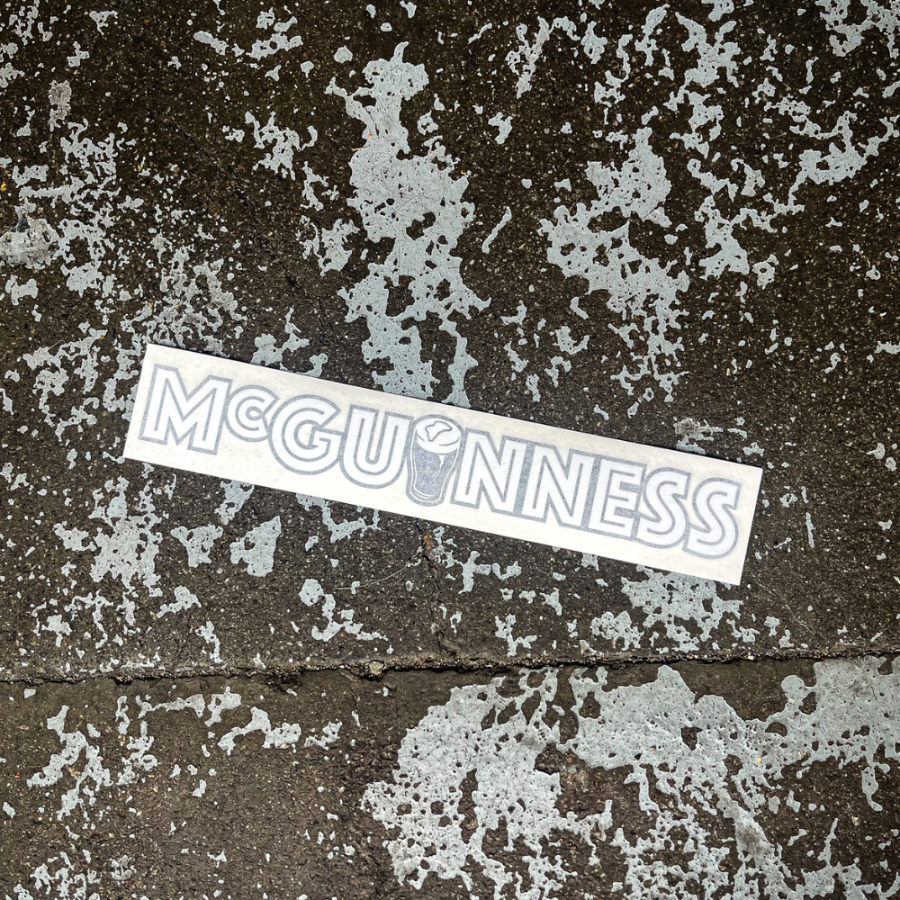 John McGuinness Wordmark Sticker - Red Torpedo