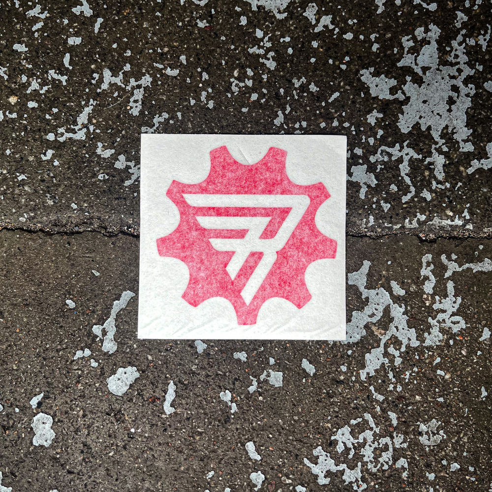 RT Sprocket Sticker - Red Torpedo